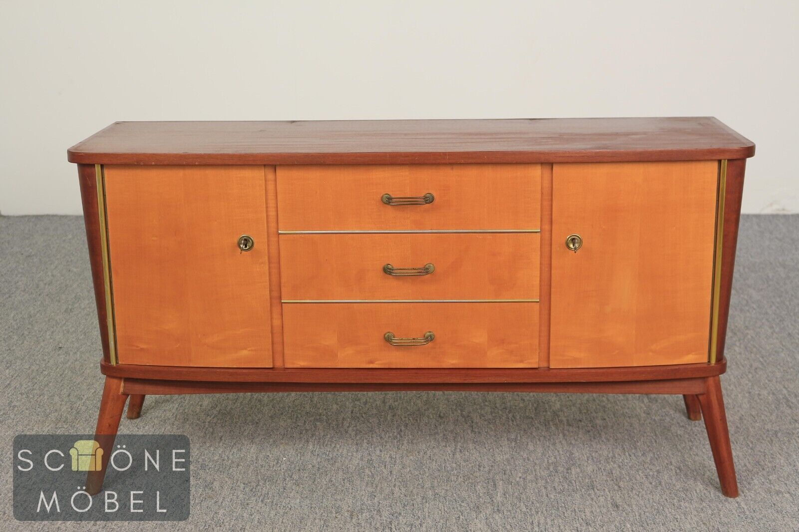 Vintage Sideboard Mid Century Kommode Anrichte Retro TV-Board 50er Jah ...